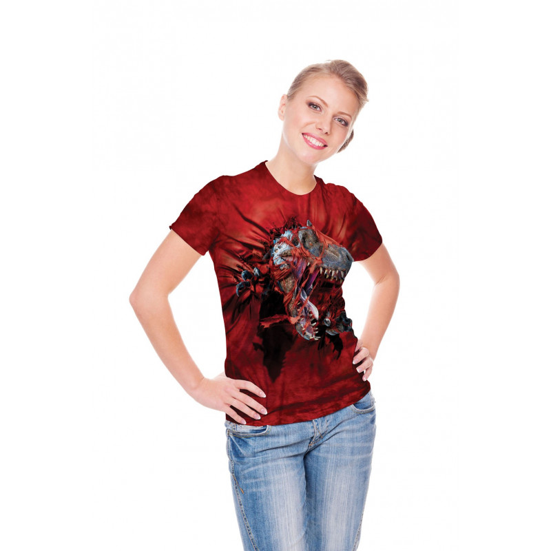 Red Ripper Rex T-Shirt - clothingmonster.com