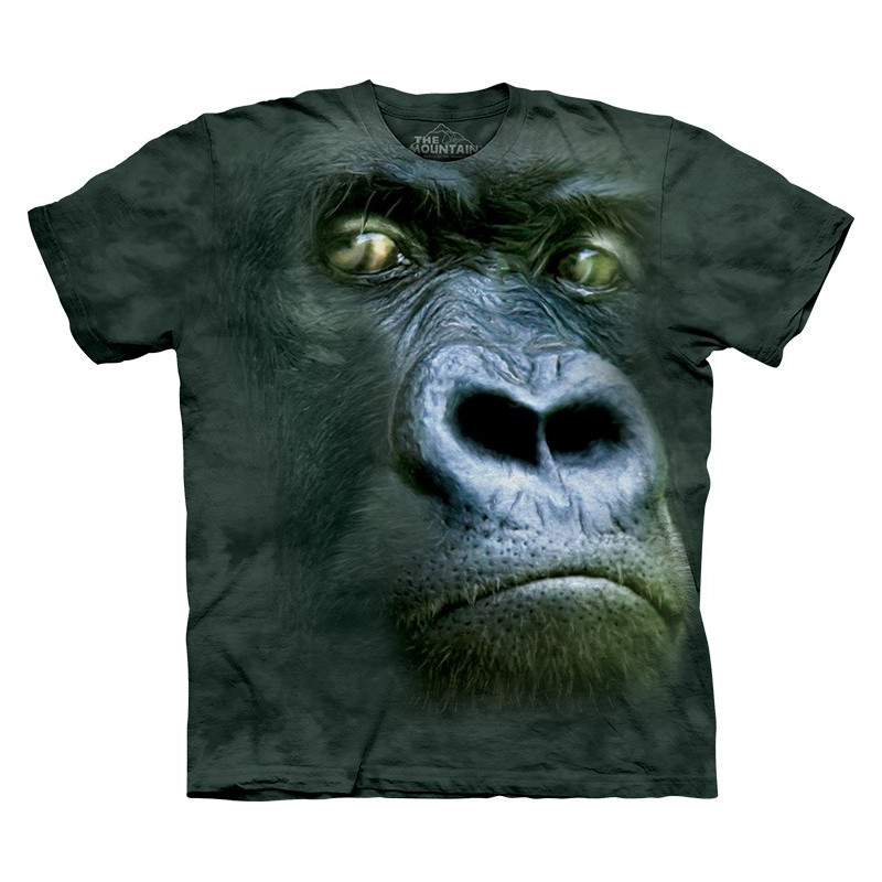 Gorilla Silverback Portrait T-Shirt - clothingmonster.com