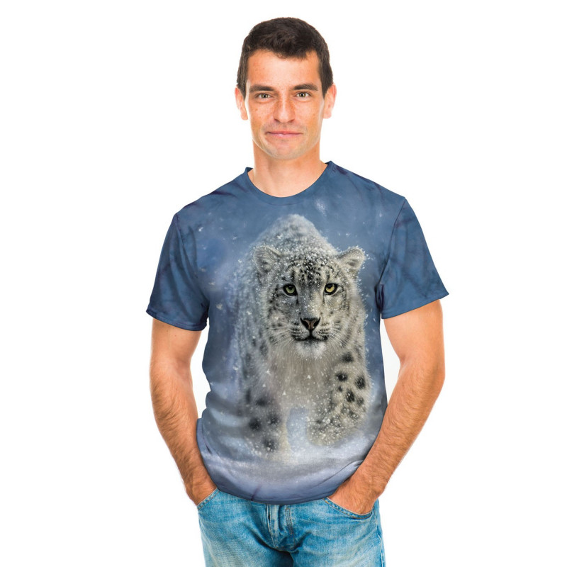 Leopard Snow Ghost T-Shirt - clothingmonster.com