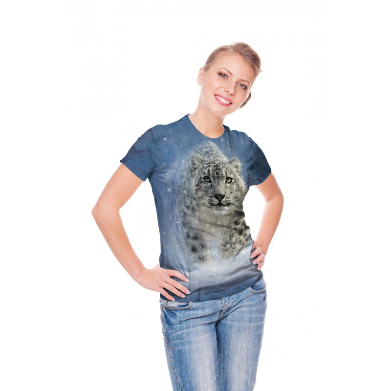 Leopard Snow Ghost T-Shirt - clothingmonster.com